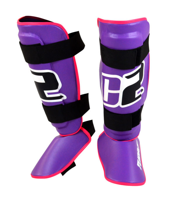 Shop Combat Corner C2 Turbo Shin Guards Purple MMA FIGHTLAND – MMA ...